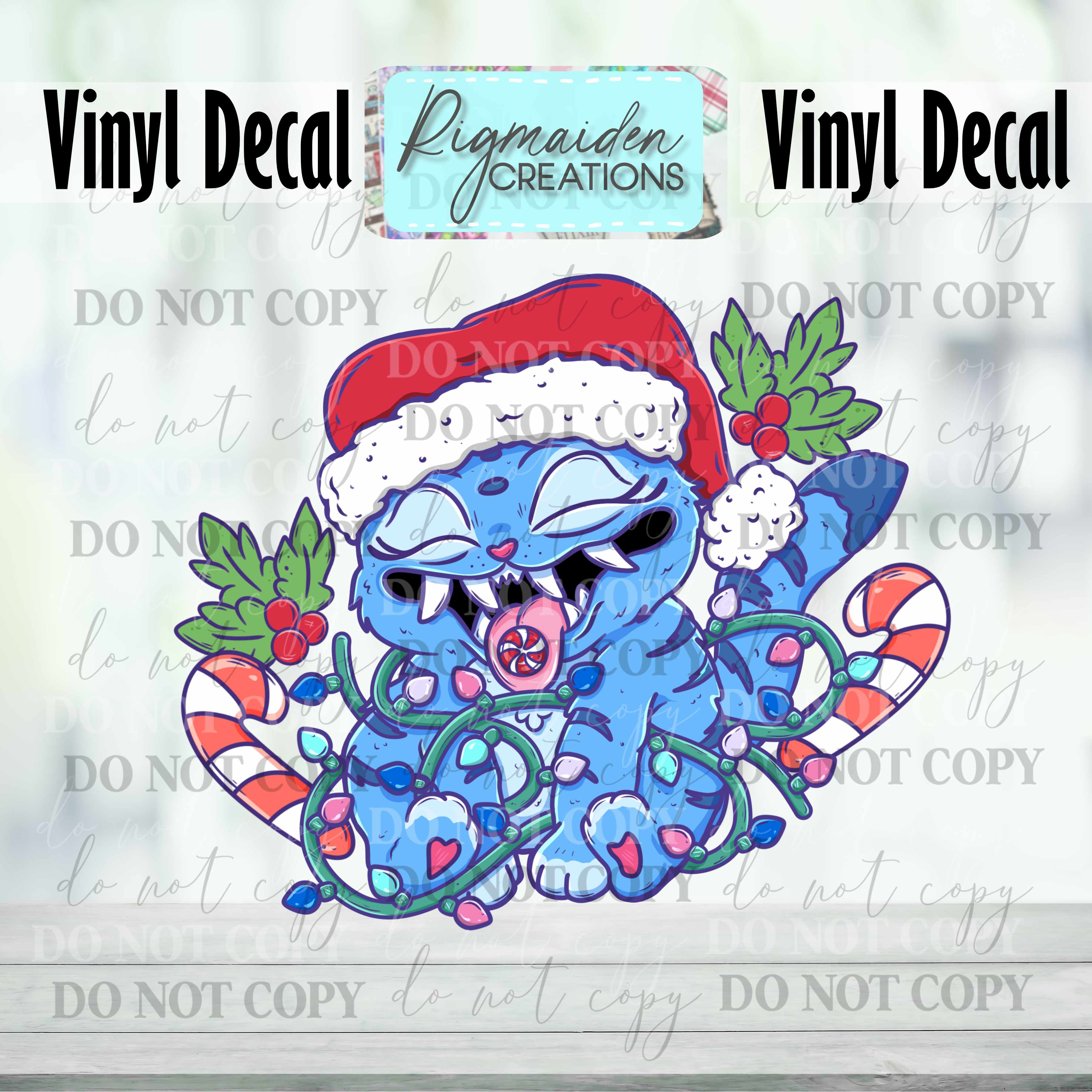 Derpy Christmas Decal – Rigmaiden Creations