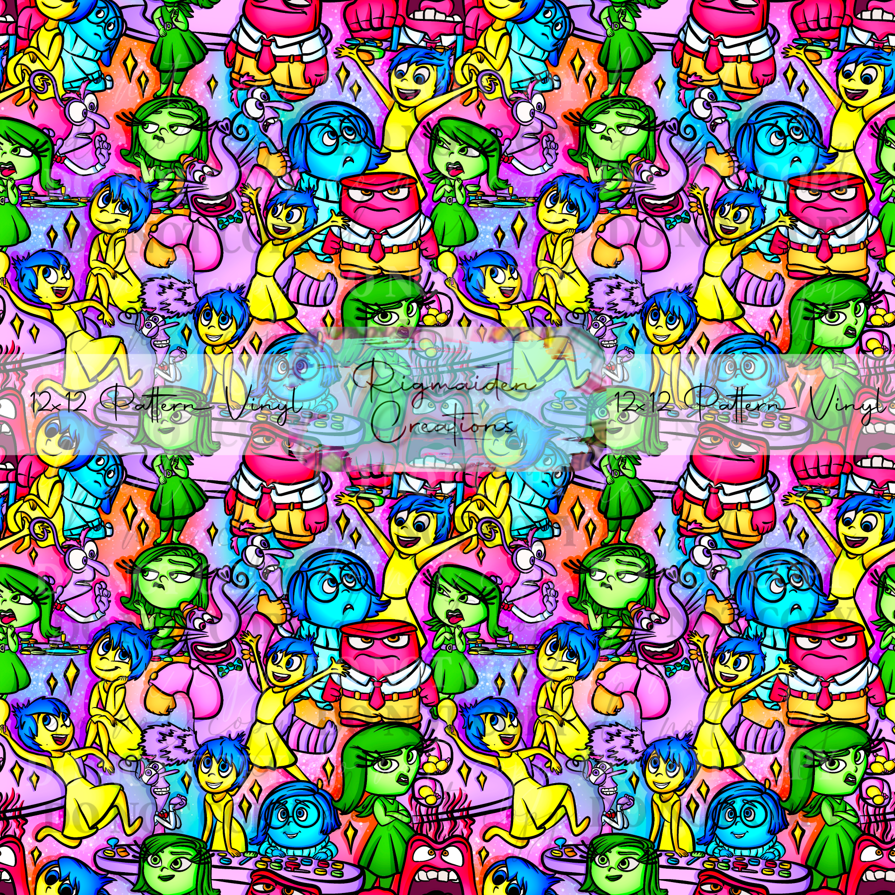 Inside Out Bright Vinyl – Rigmaiden Creations